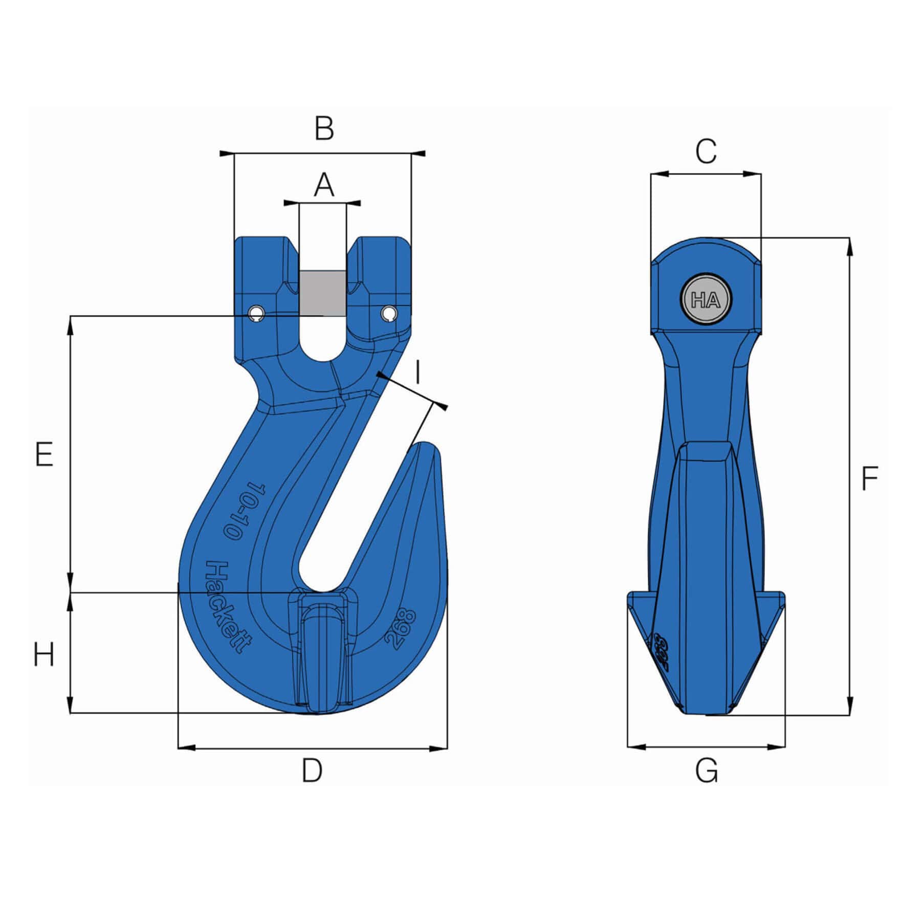 HACK10 Clevis Shortening Grab Hook | Robert Harwood Trading