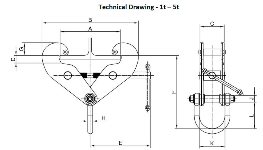 Tiger Beam Clamp with Shackle